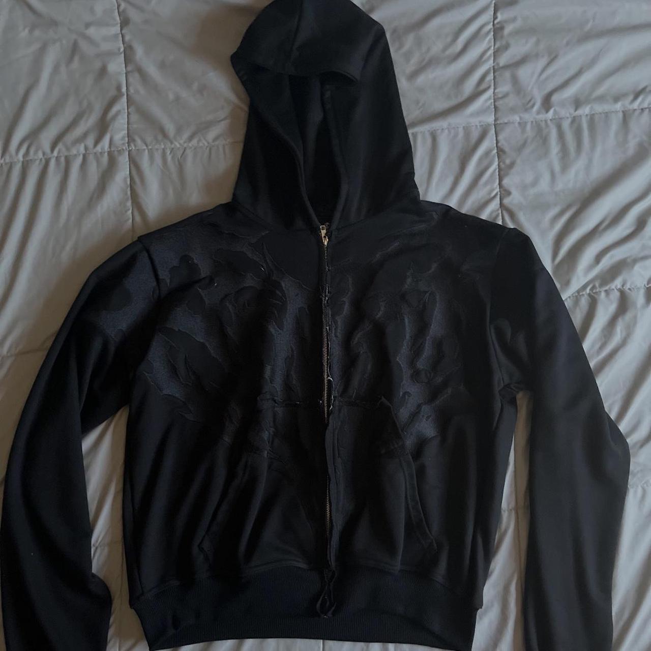 PHOLOH zip up sweater size XL, fits true to size... - Depop