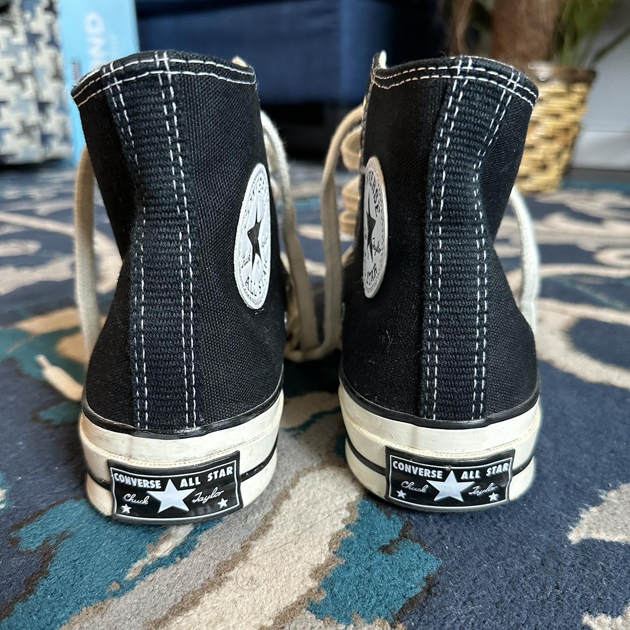 Converse Women's Black Trainers | Depop