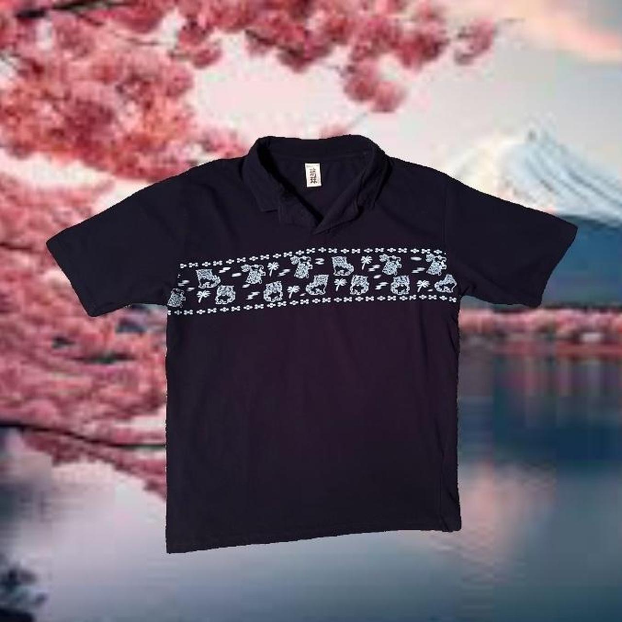 Japanese Polo wrap around design Tag reads Ryukyu... - Depop