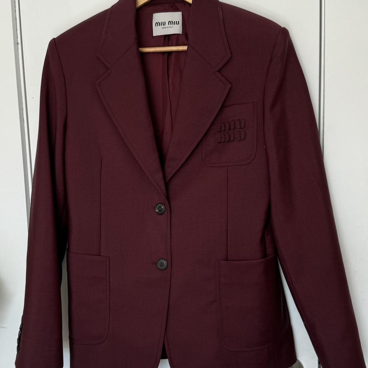 New MIU MIU SS24 Single-breasted. Mohair Jacket New | Depop New MIU MIU SS24 Single-breasted. Mohair Jacket New | Depop
