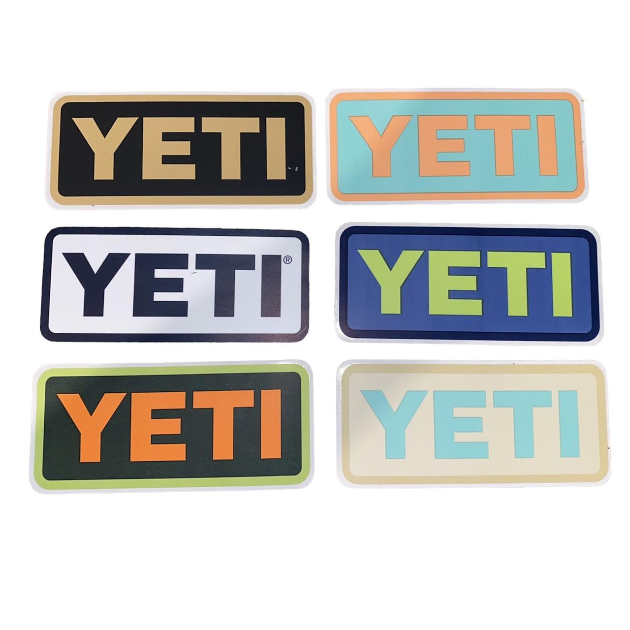 YETI logo stickers, 6 pack - brand new (: Vinyl /... - Depop