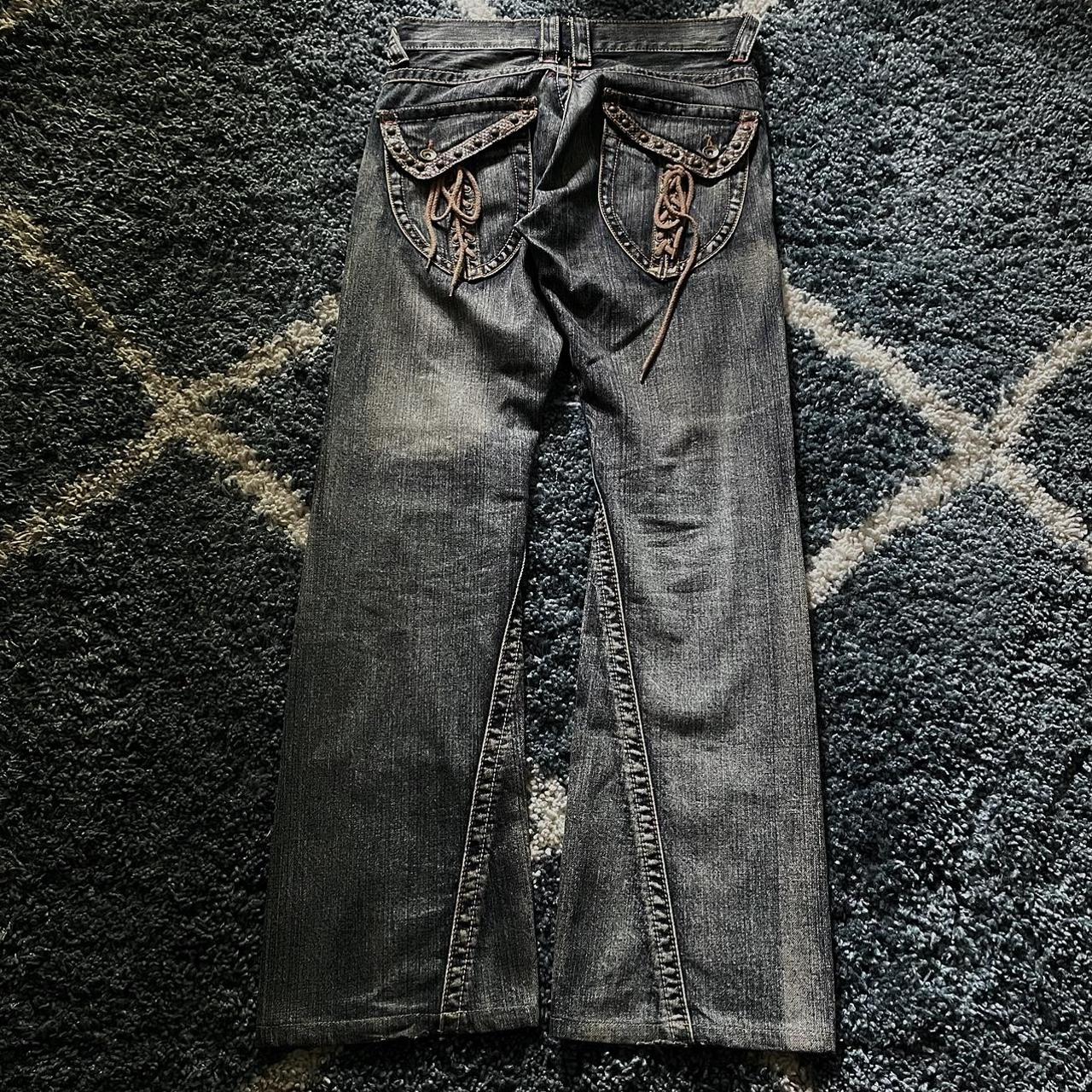 Semantic Design Spiral Cut Python Jeans A pair of... - Depop