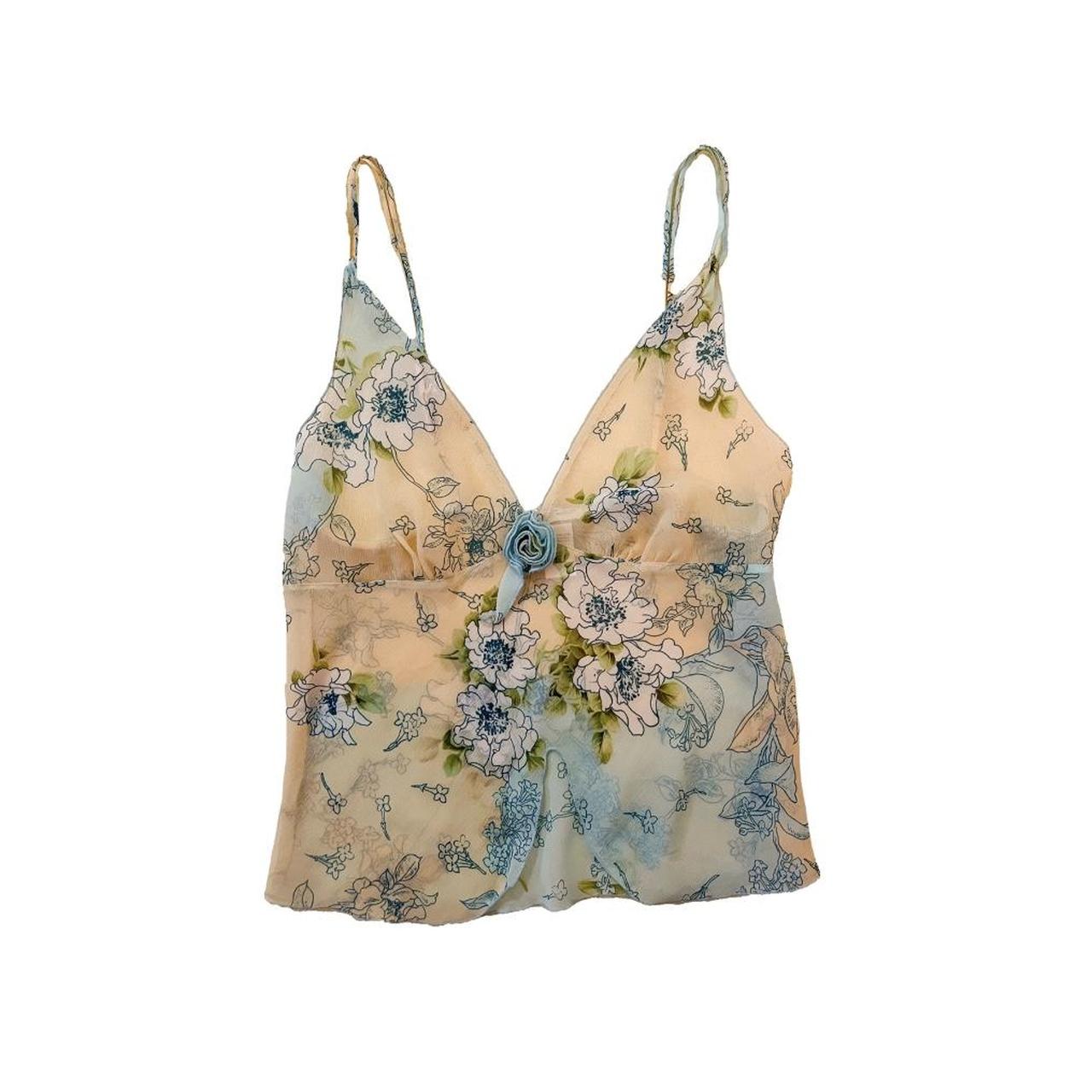 floral sheer slip top💐💐 I am obsessed with this... - Depop