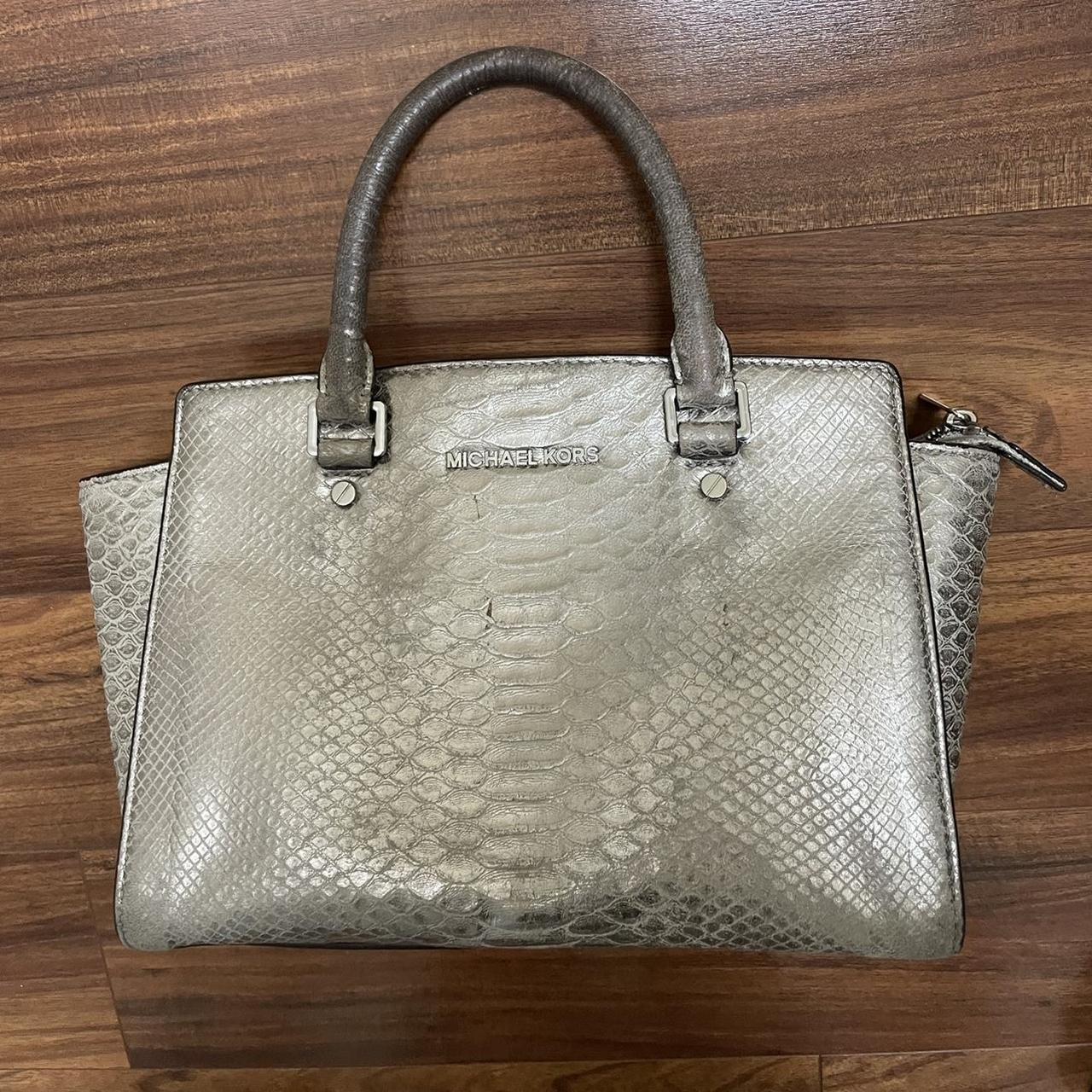 Michael Kors original embossed python