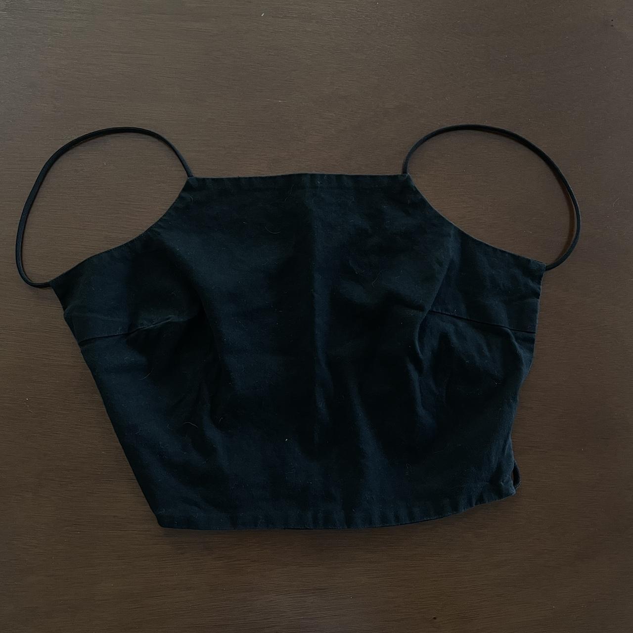 paloma wool black backless strappy tank top. size 38... - Depop