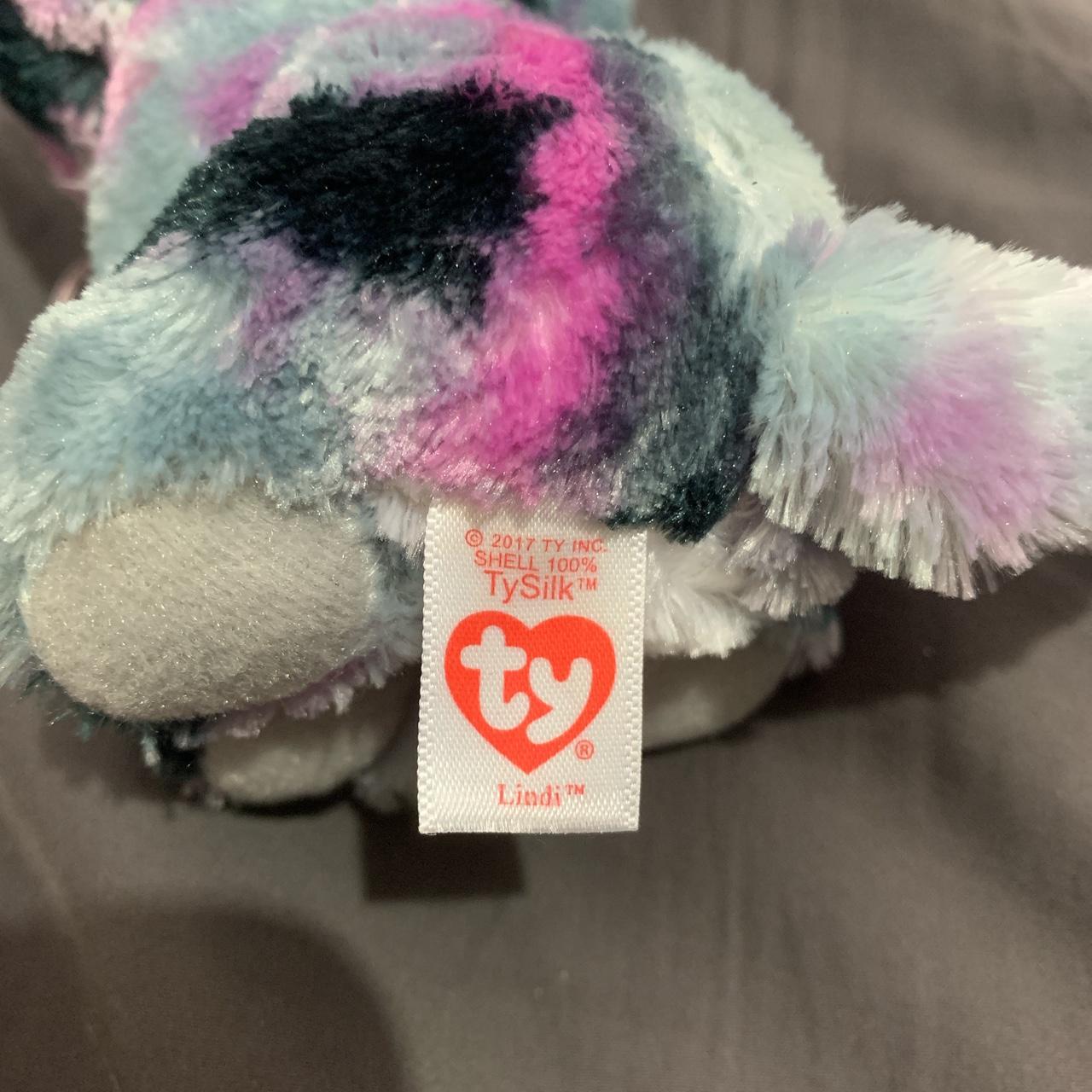 2017 ty lindi beanie boo stuffed animal plush cat - Depop