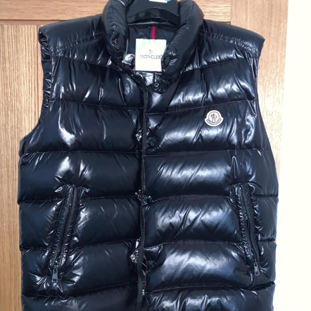 mens moncler body warmer size small message for... - Depop