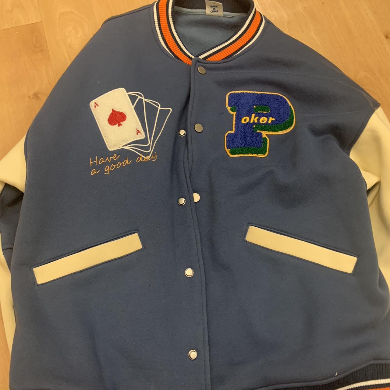 Lucky jackets poker varsity jacket - Depop