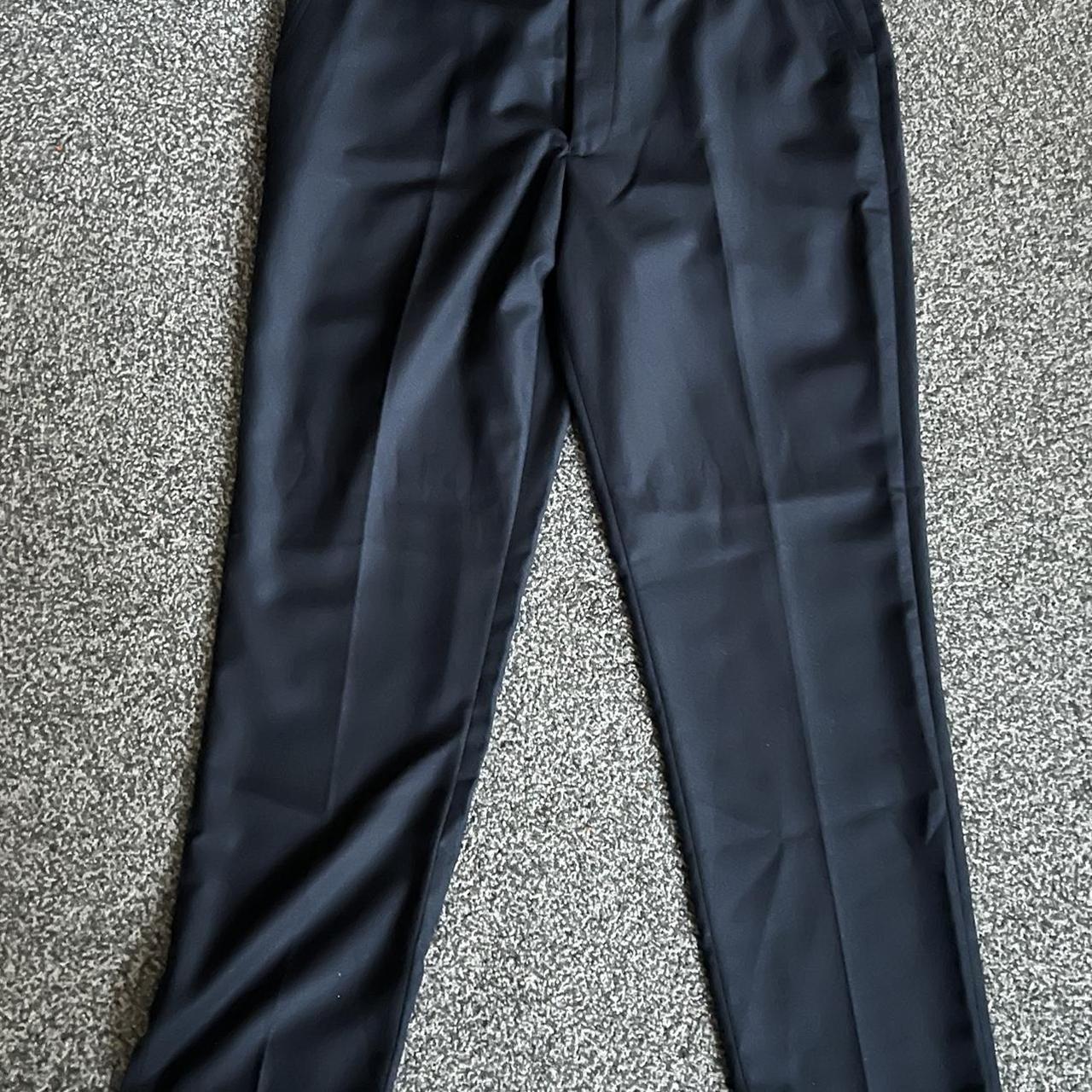 French connection suit trousers Never worn Navy... | Depop