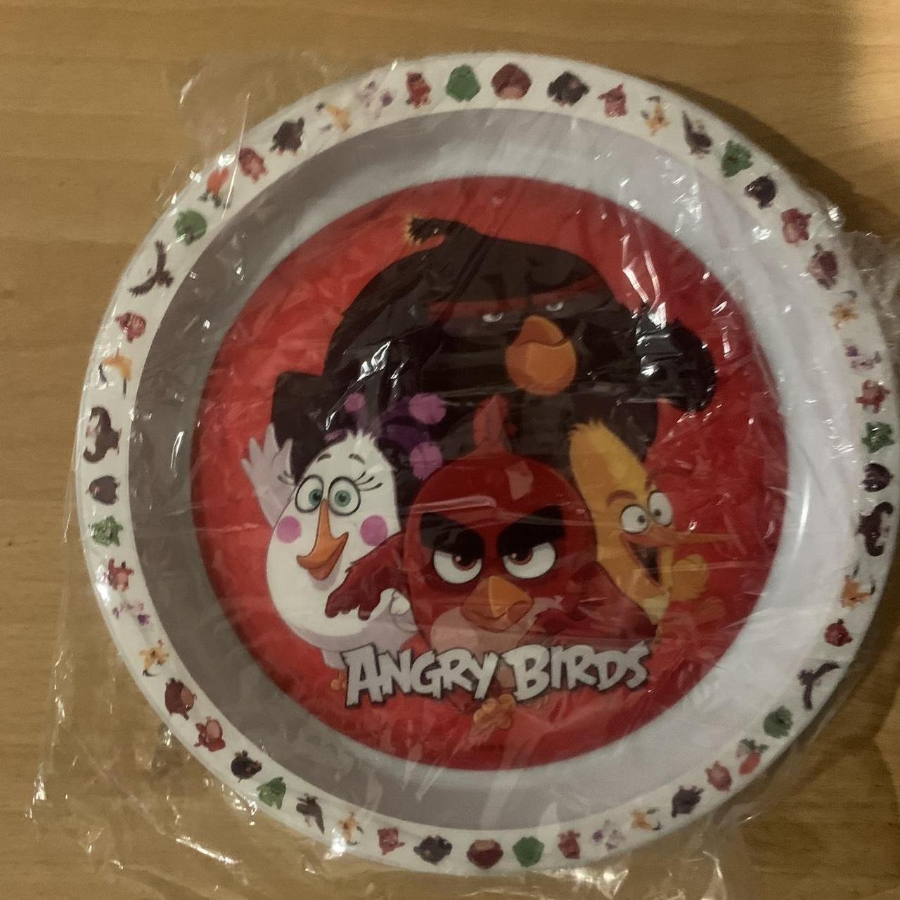 Angry birds plastic plate for kids Unused Brand... - Depop