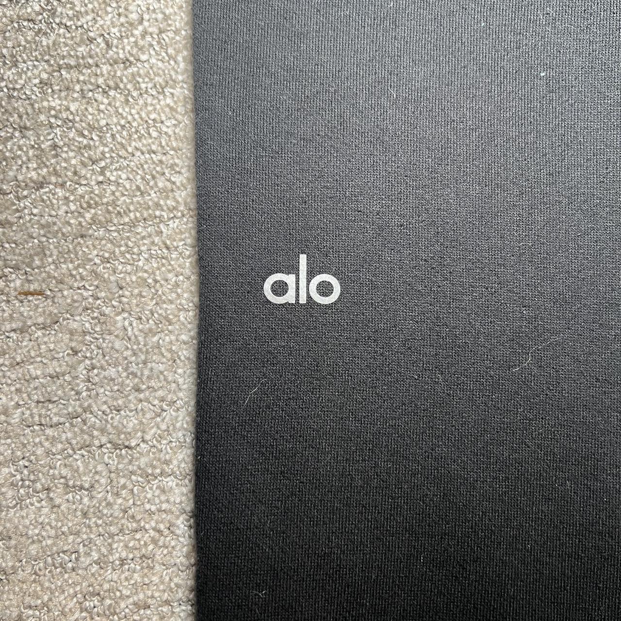 Alo sweatpants •black alo yoga joggers •size tag is... - Depop