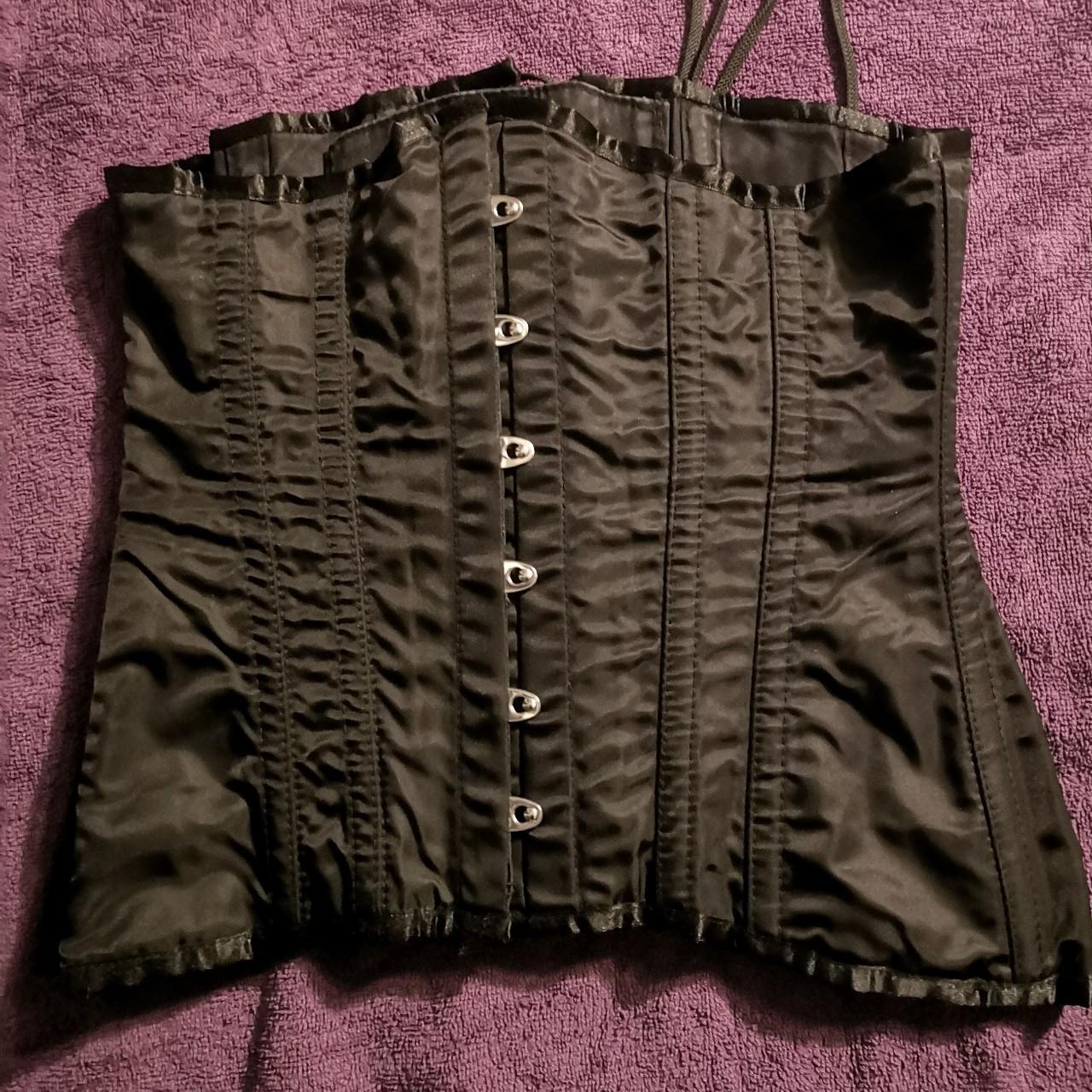 Women's Black Corset | Depop
