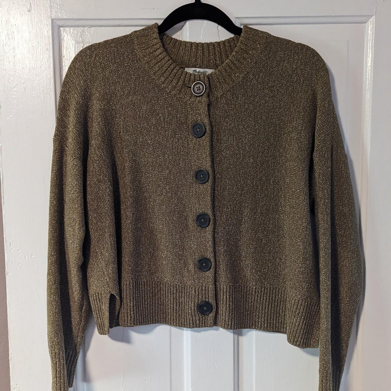 Madewell chunky button sweater/cardigan - Depop