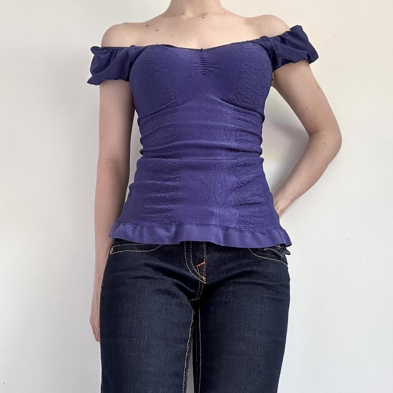 Vintage puff sleeve top . Vintage ‘Tokito City’... | Depop