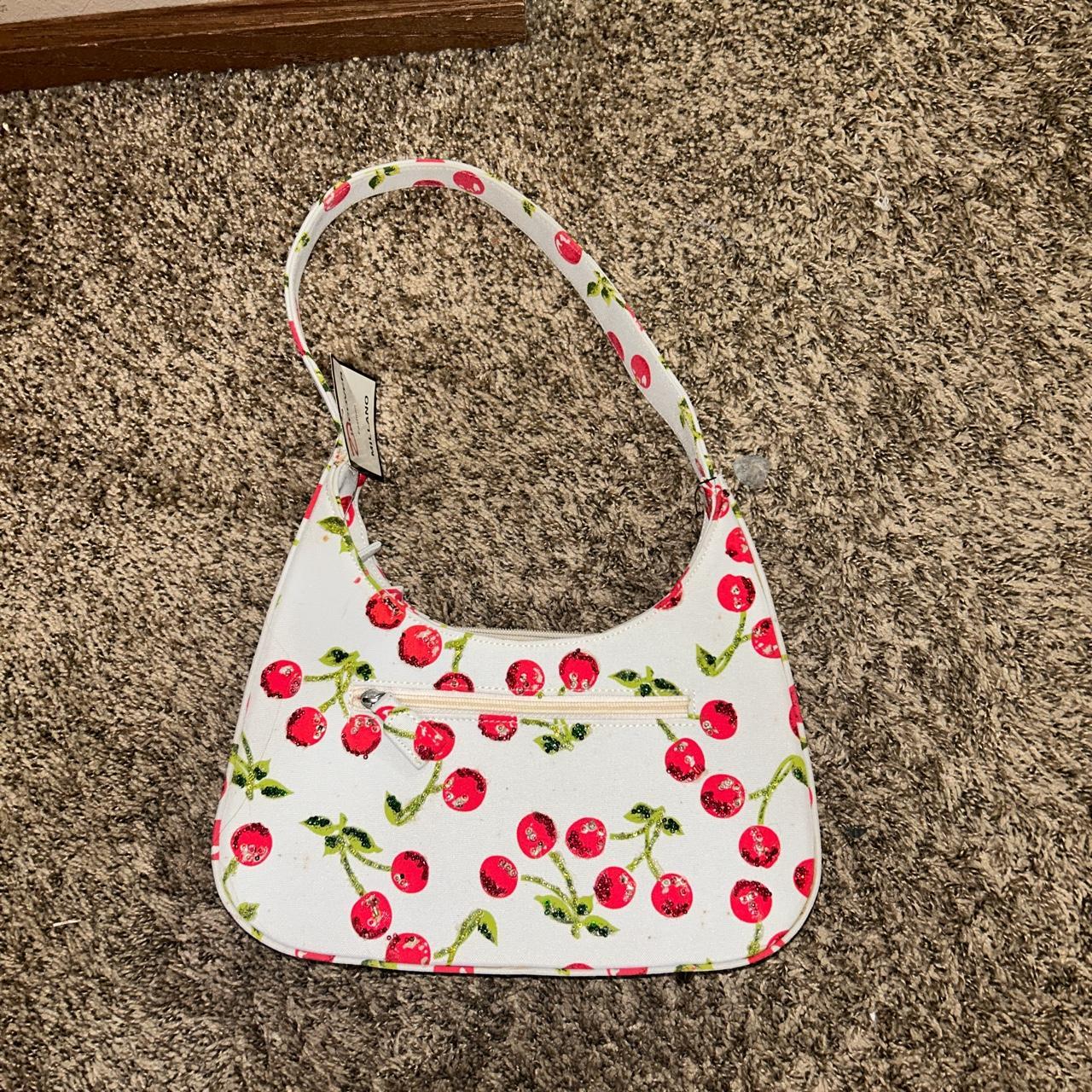 Vintage stiff body shoulder bag purse; adorable... - Depop