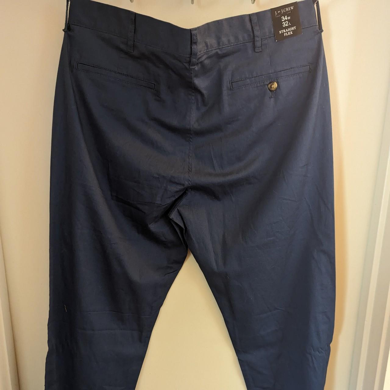 J Crew Straight Flex Pants Men's 34x32 New with... - Depop