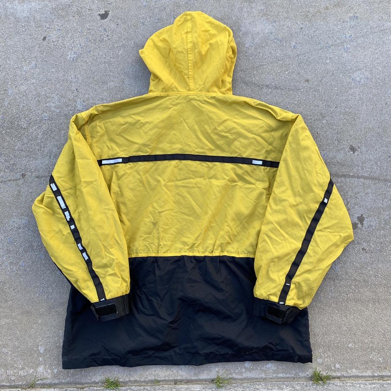 Patagonia Men's Yellow and Black Jacket | Depop