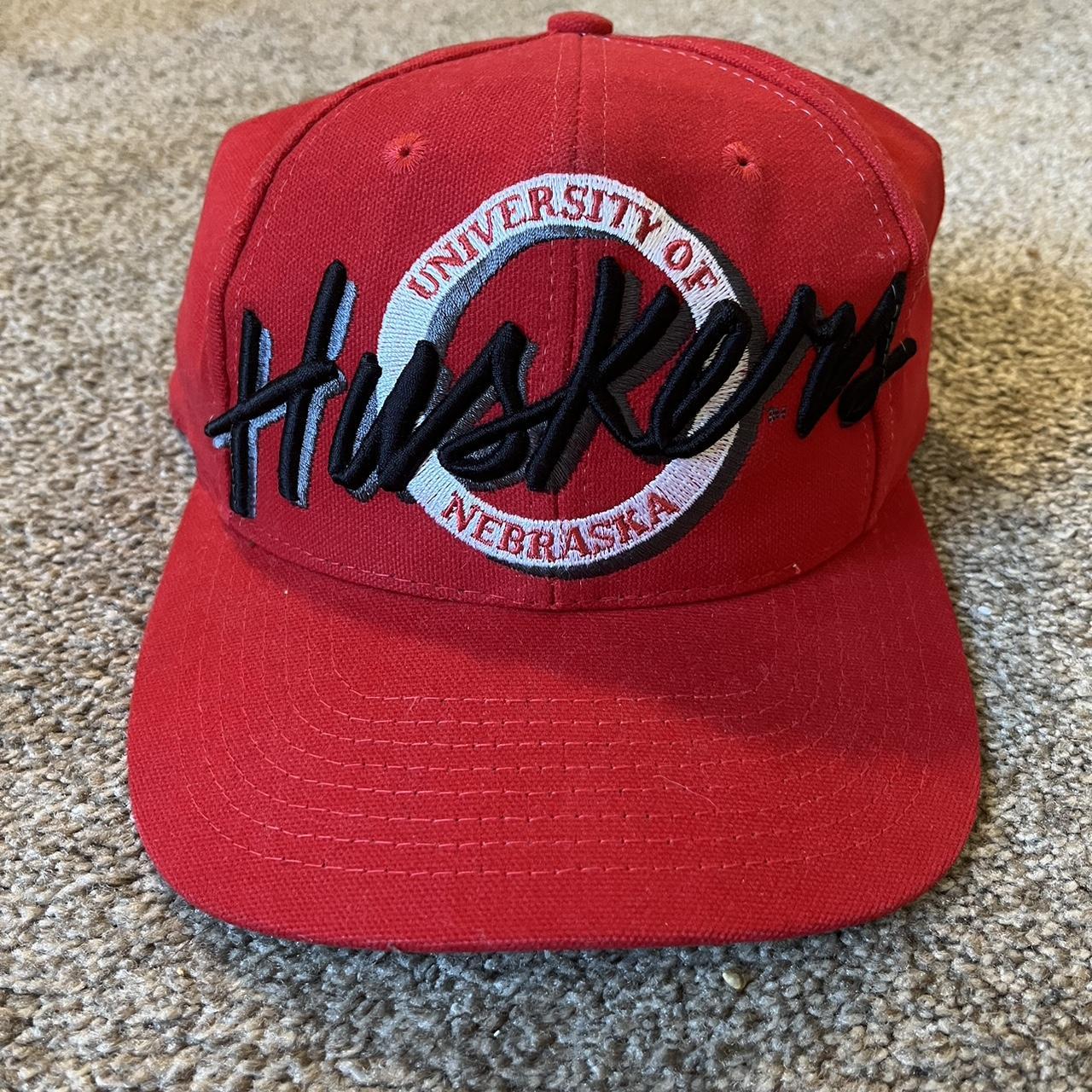 Nebraska Huskers college script logo hat #college... - Depop