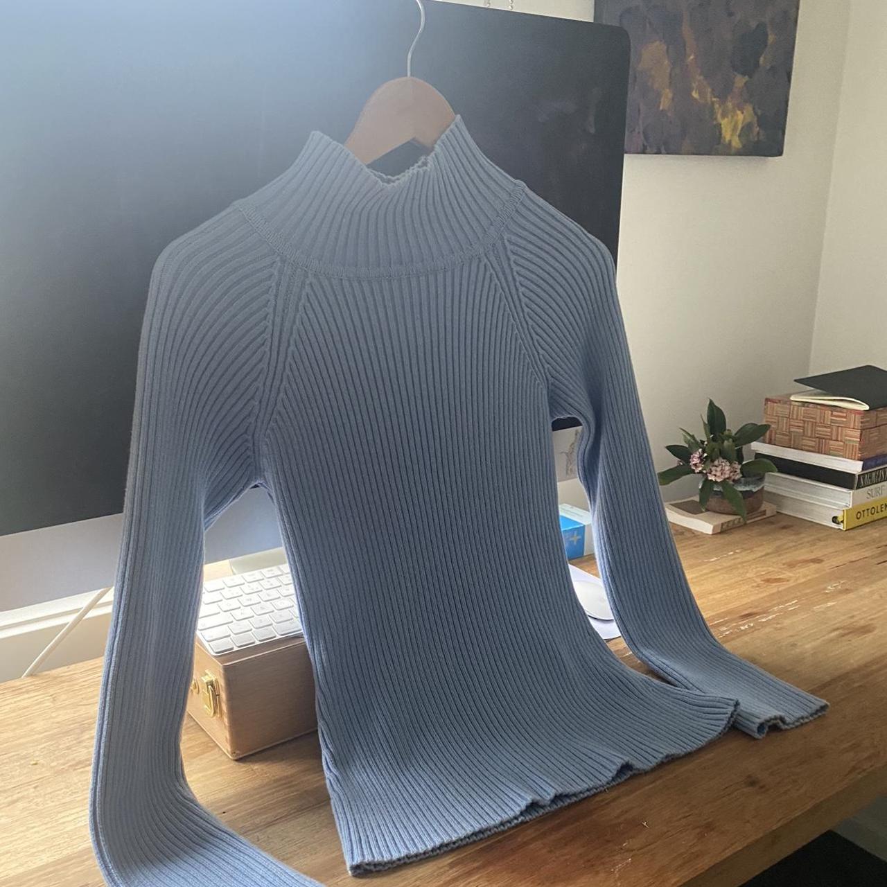 Arthur apparel turtleneck blue sweater This is... - Depop