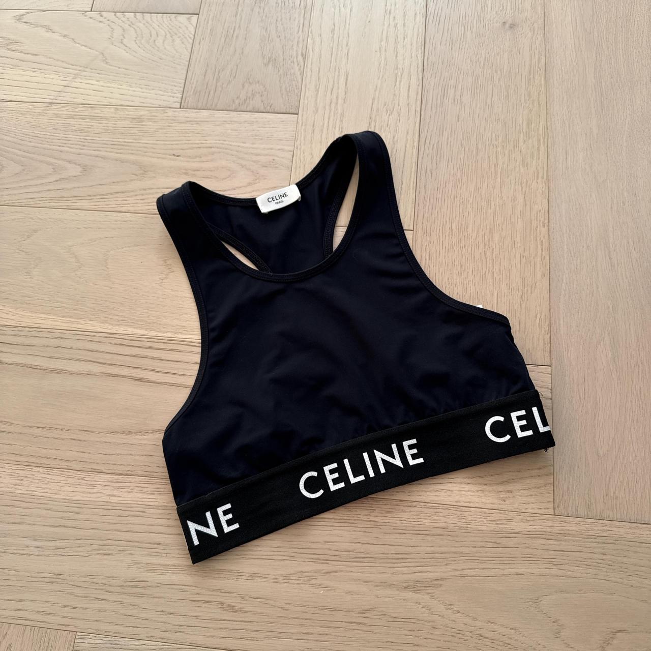 Celine crop top XS size Excellent condition worn once | Depop