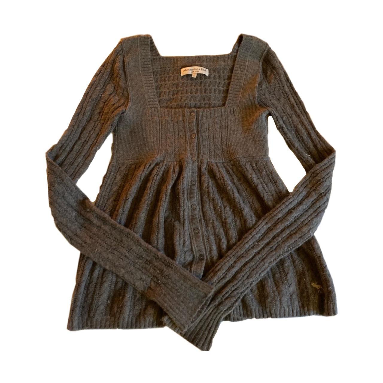 RARE 2000s abercrombie and fitch knit babydoll... - Depop