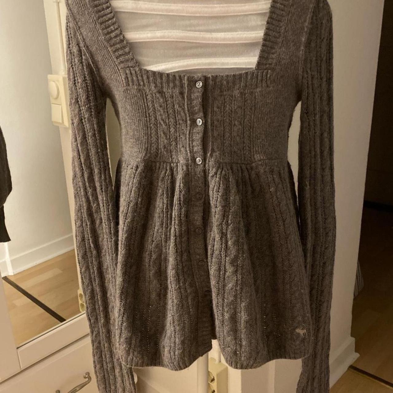 RARE 2000s abercrombie and fitch knit babydoll... - Depop