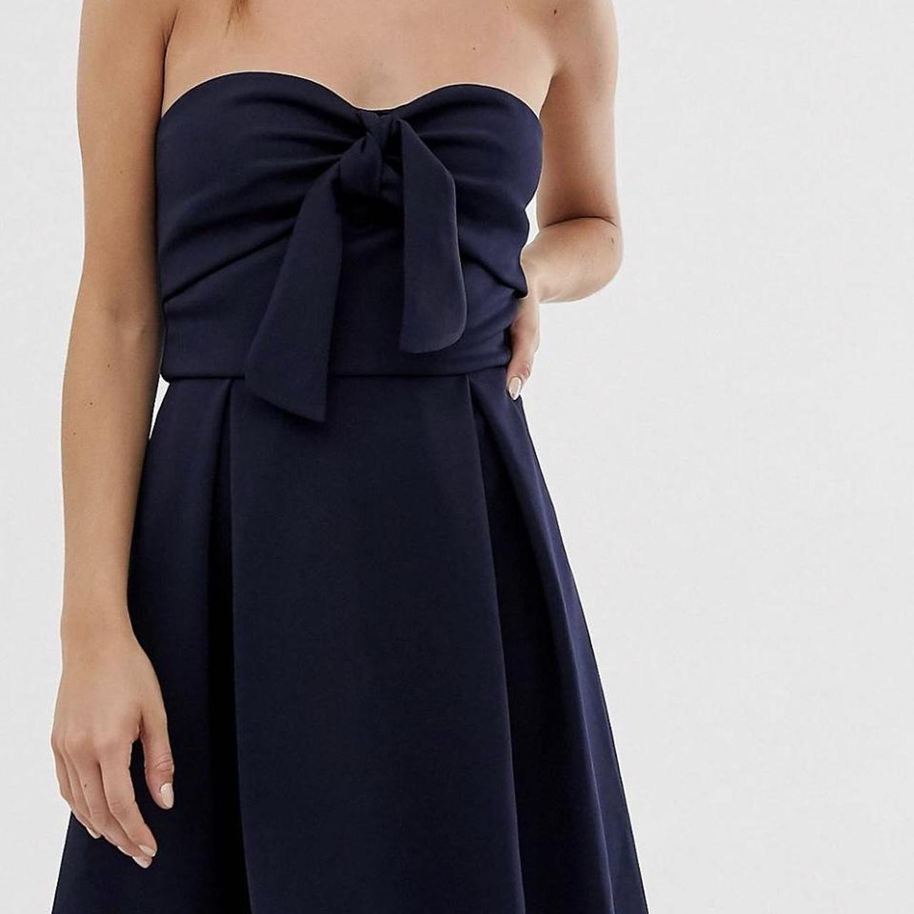 ASOS Women's Navy Dress | Depop