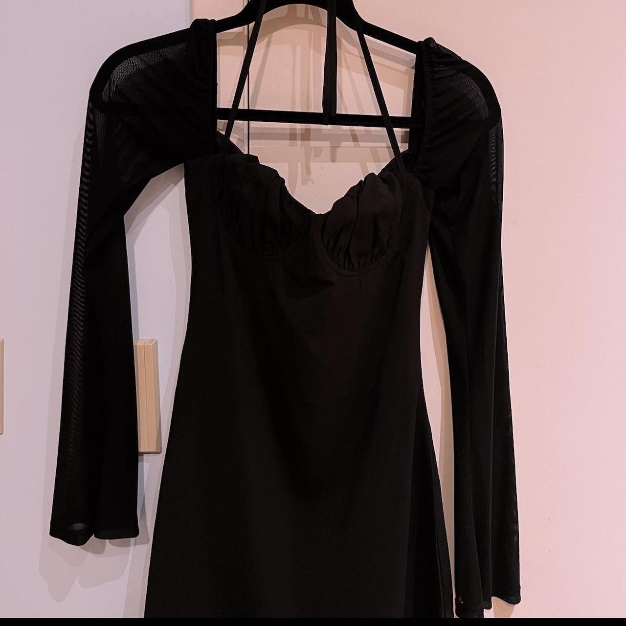 princess polly dyer sheer sleeve mini dress!! size... - Depop princess polly dyer sheer sleeve mini dress!! size... - Depop