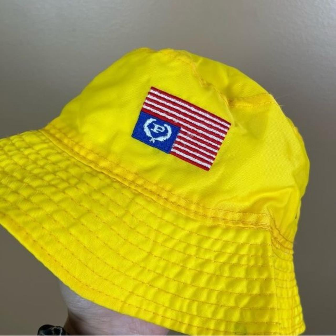 tagged a large yellow vintage Phat Farm bucket hat... - Depop