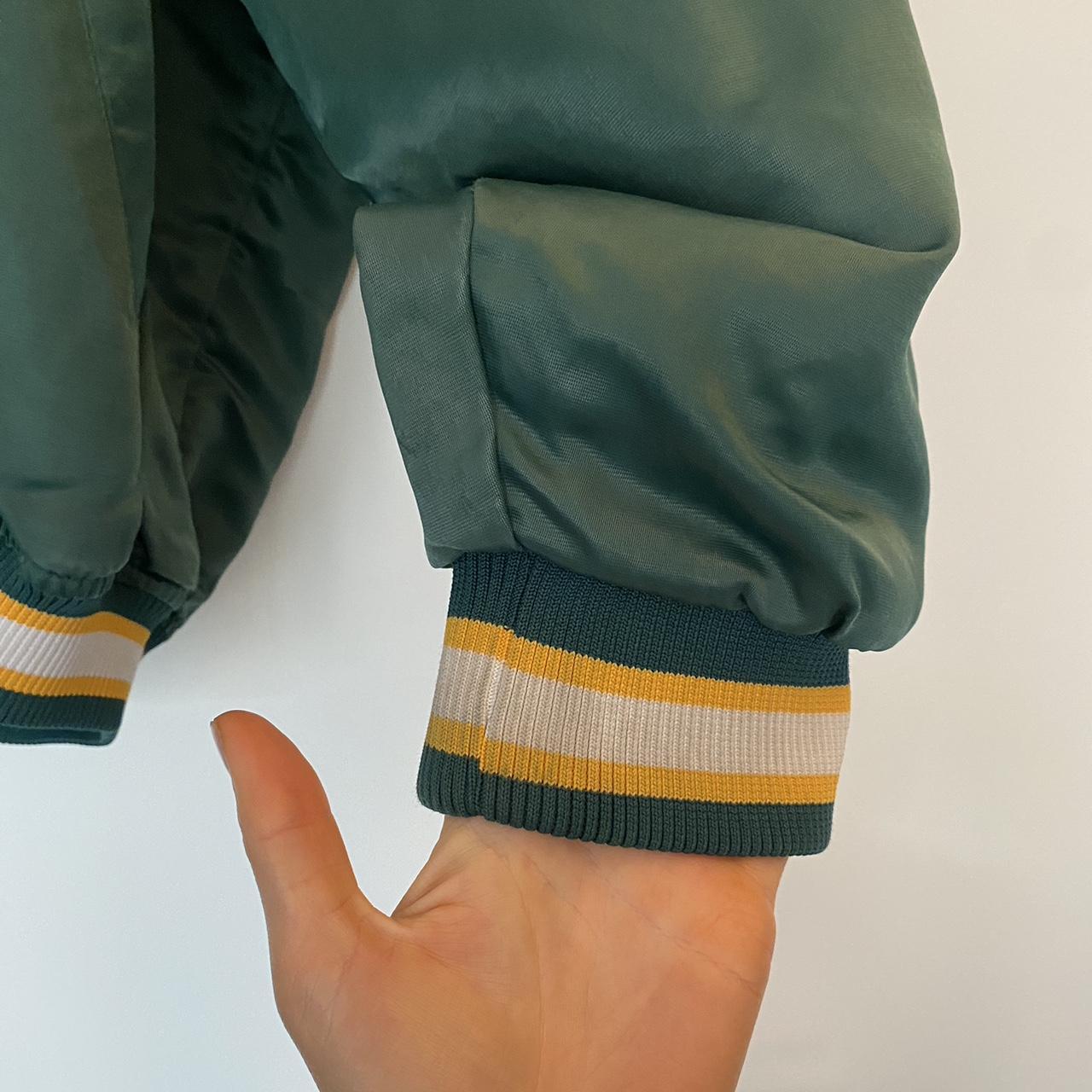 Vintage PUMA Packers NFL bomber varsity jacket. Size... - Depop