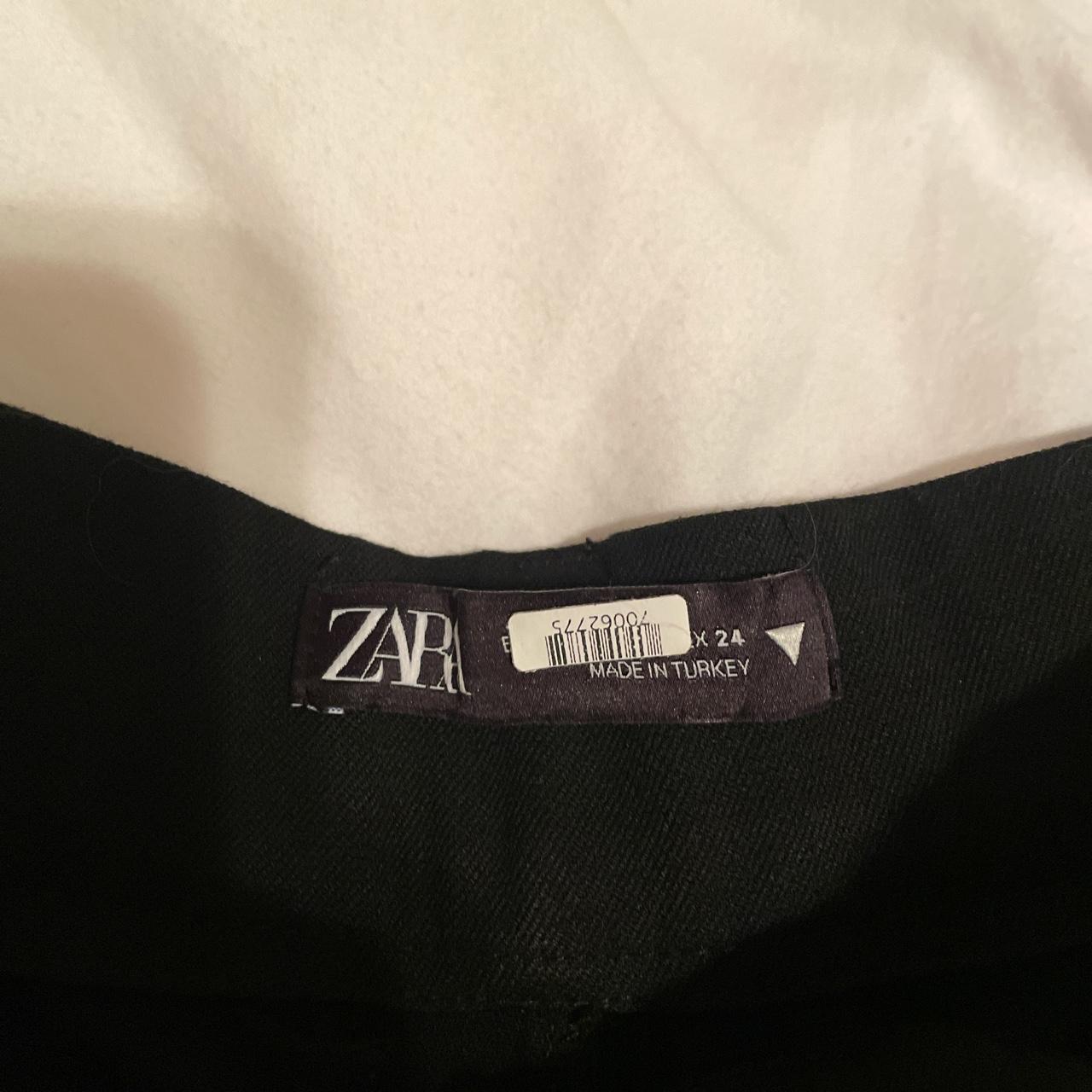 Black Zara Size Xs Wide Leg Dress Pants Bought... - Depop
