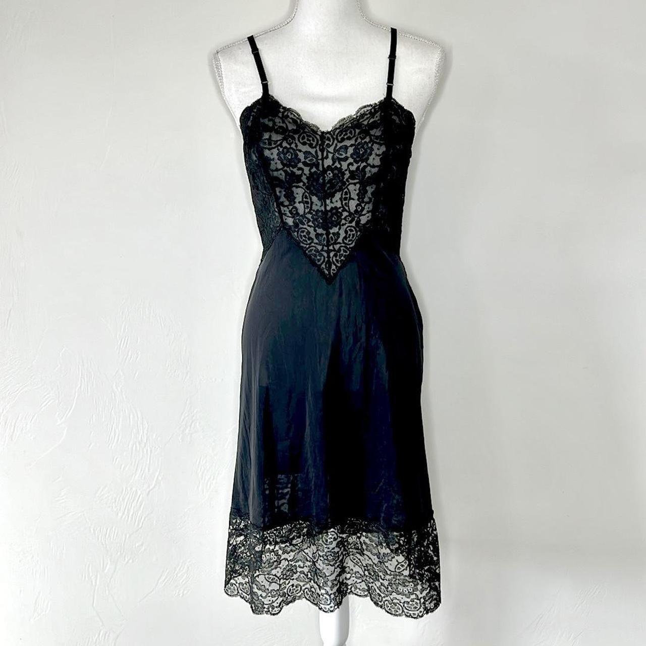 Vanity Fair Slip Vintage Tagged size 34 Size chart