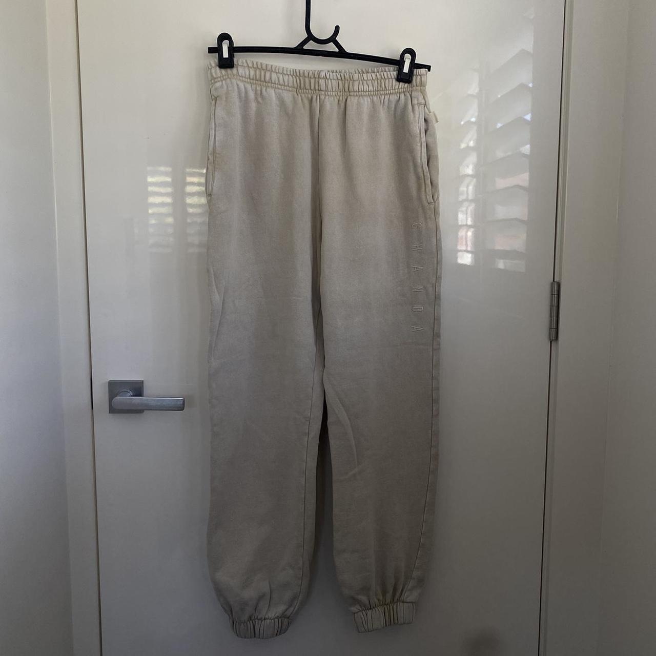cream tracksuit - Depop
