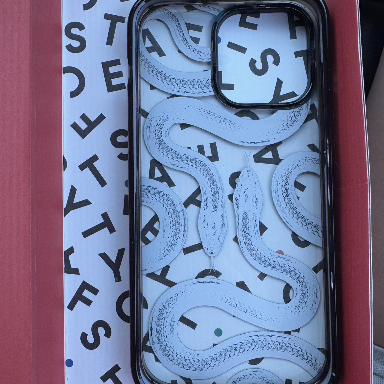 Casetify Black and white snake iPhone 15 Pro Max... | Depop