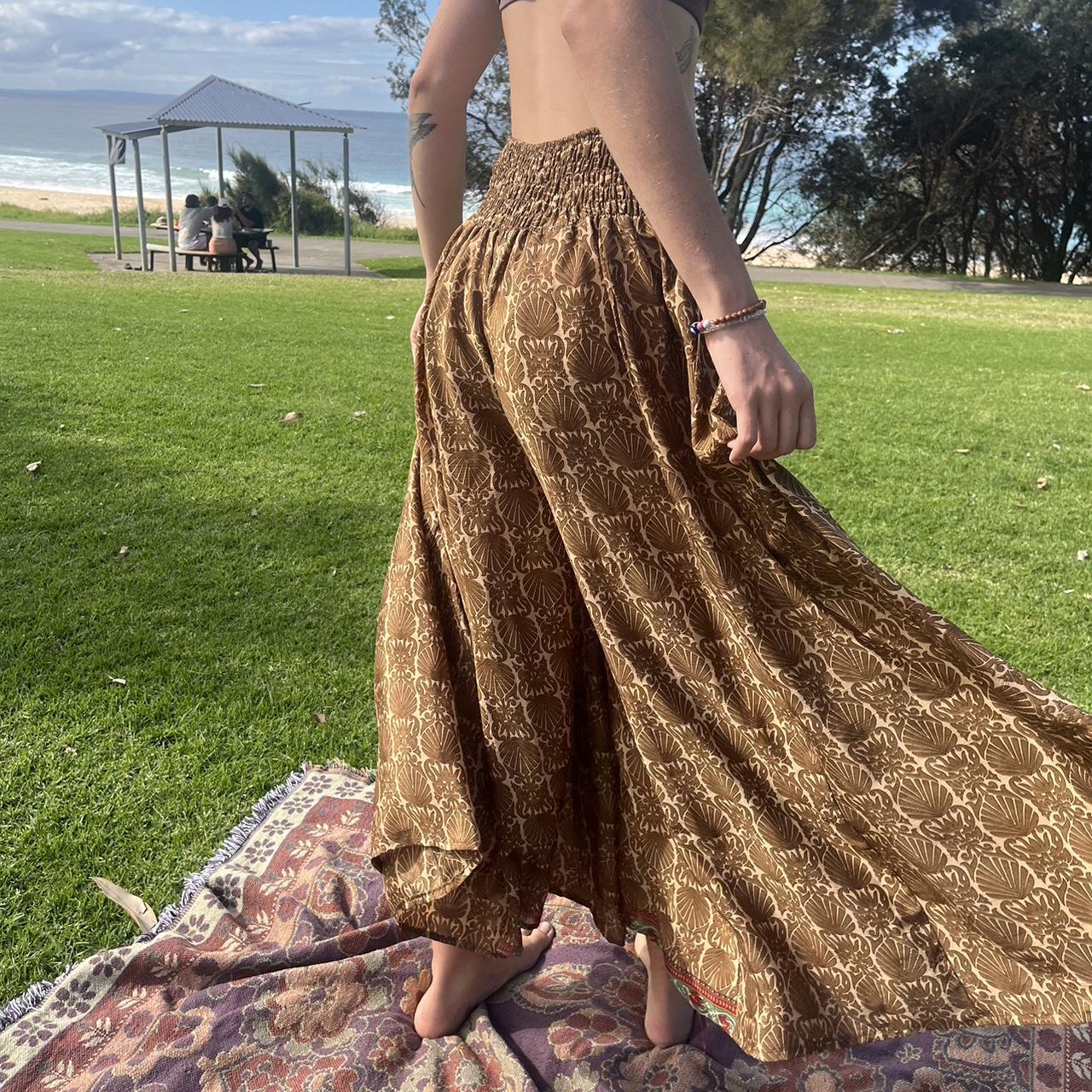 Flowy tree of life pants - Depop