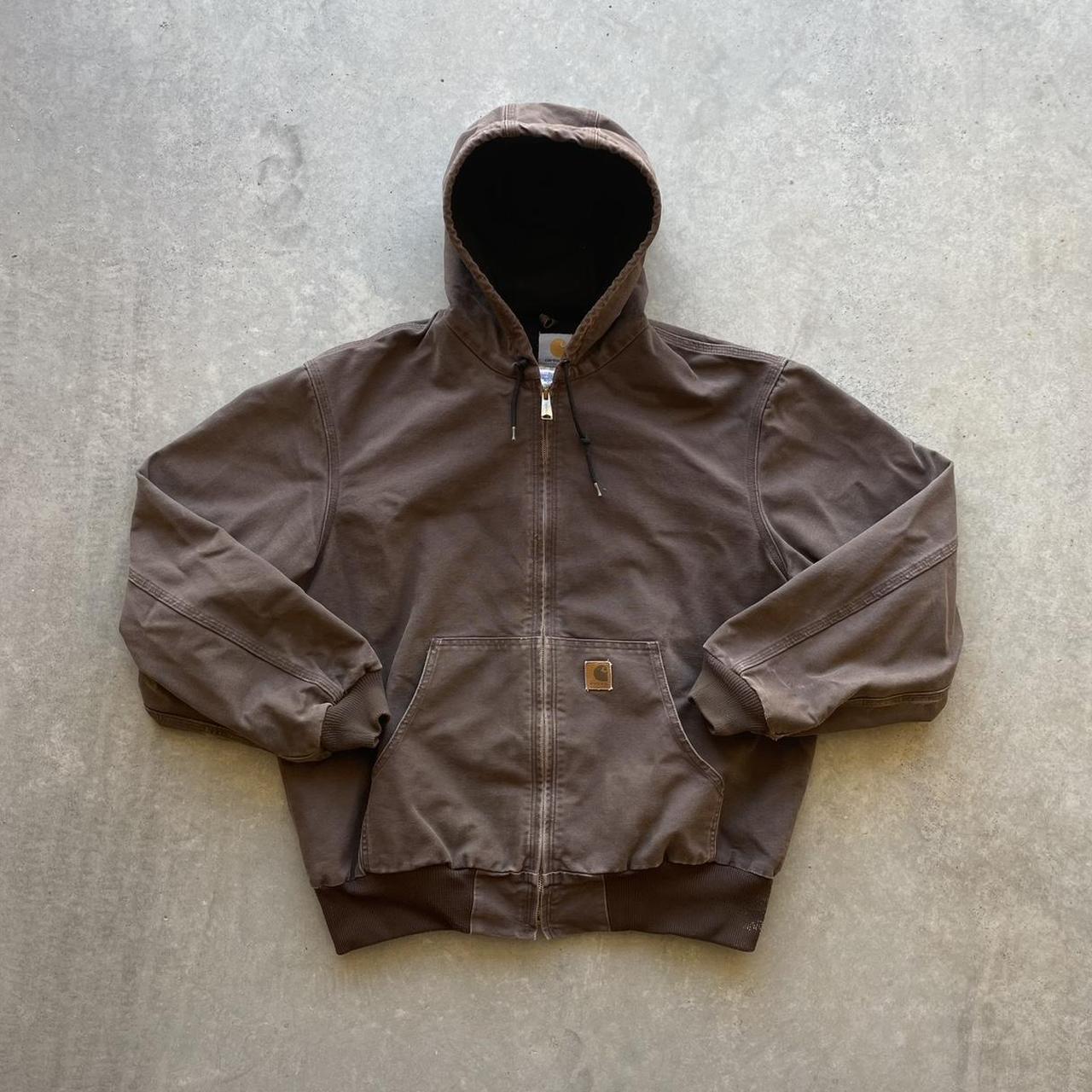 Mocha Brown Carhartt Jacket FREE SHIPPING ON... - Depop