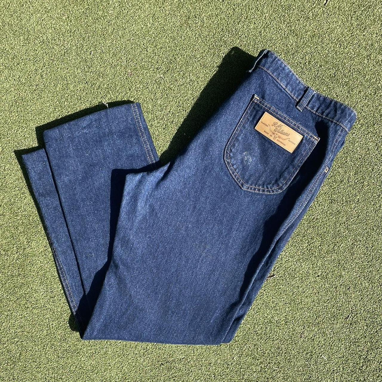 Rm Williams sturdy dark indigo denim. These jeans... - Depop