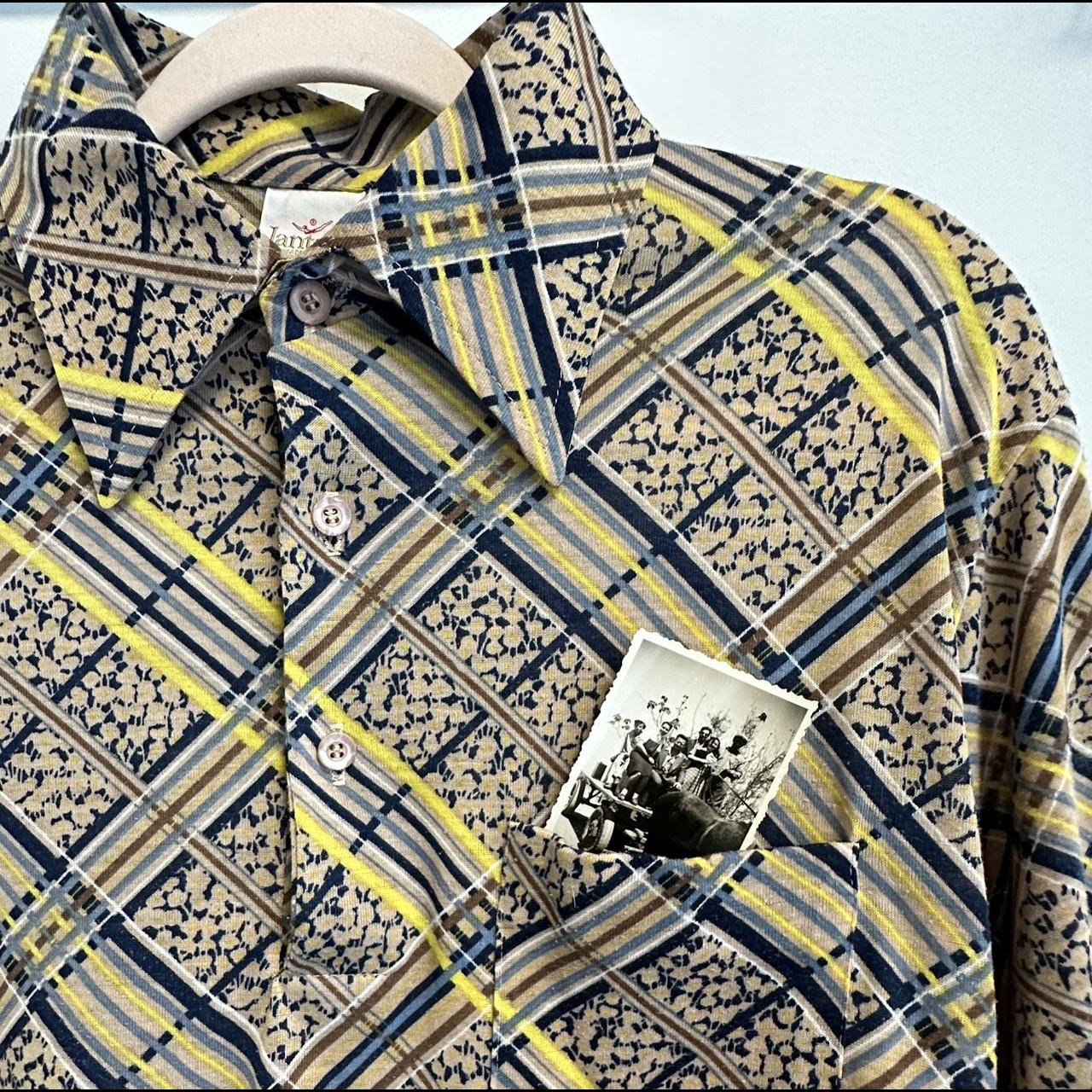 80s Jantzen dagger collar polo Ptp- 21.5” Length-... | Depop