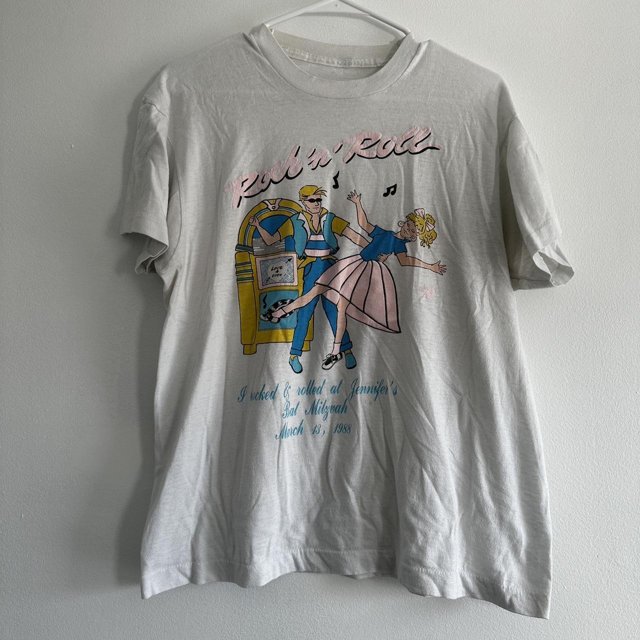 Vintage single stitched 80’s rock and roll t... - Depop