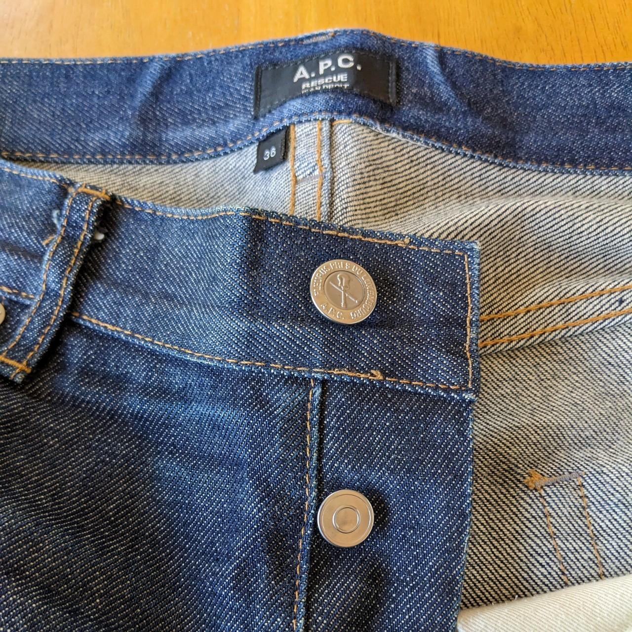 A.P.C. rescue denim jeans size 36 in waist. 30 in... - Depop