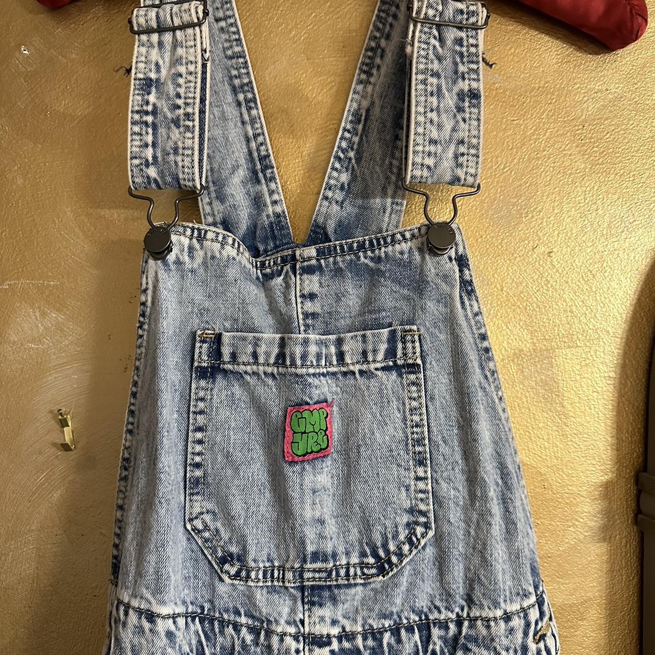 💚Denim overalls 💚🩷 Size ⚡️S 💖I’m 5’2 for... - Depop