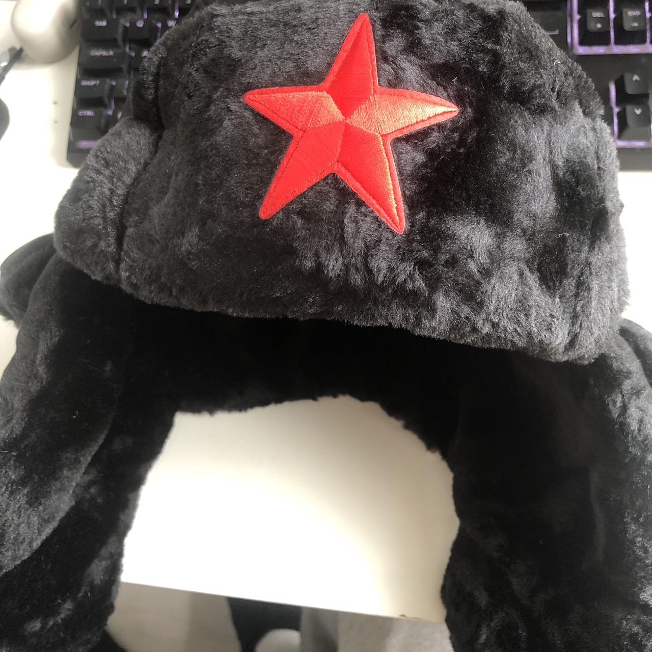 Russian Red Soviet Star Ushanka Hat Communist - Depop