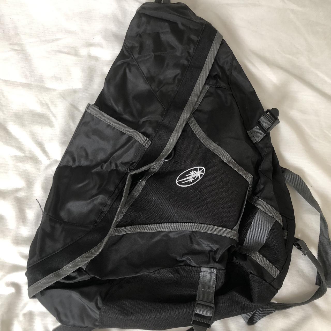 Y2K 3 Stars sling Bag Black - Depop