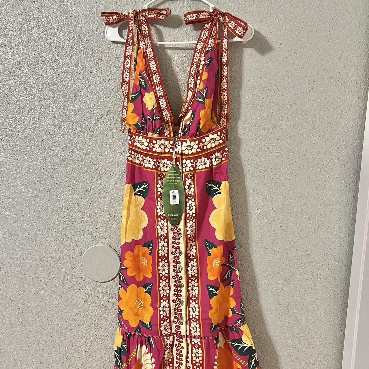 NWT Farm Rio Dress - Depop