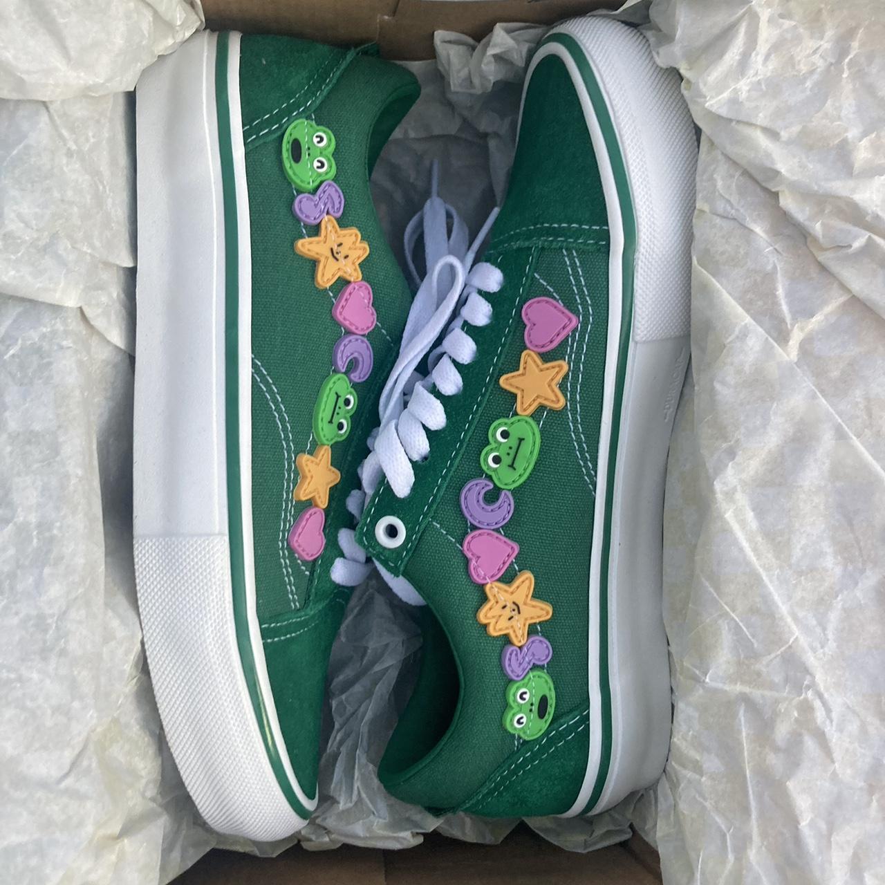 Vans X Frogs Skateboard Size 7.5 Like New! Send offer - Depop