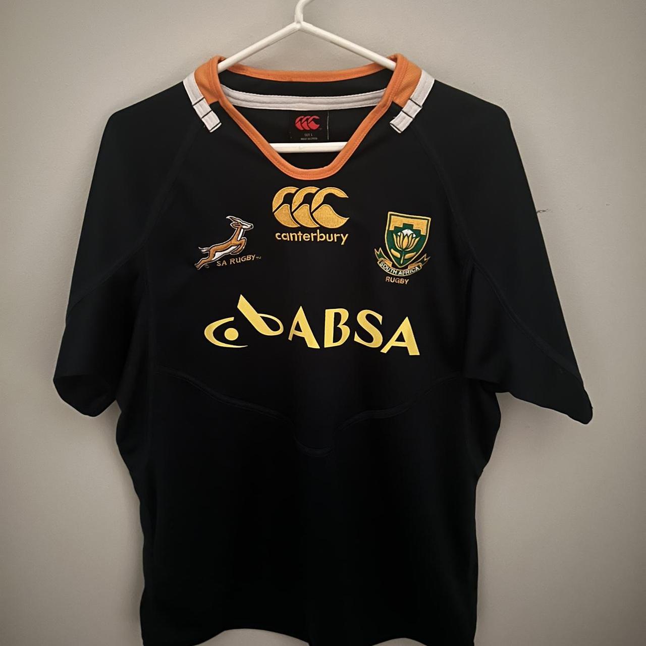 South Africa Rugby Shirt Home 2011 Official... - Depop