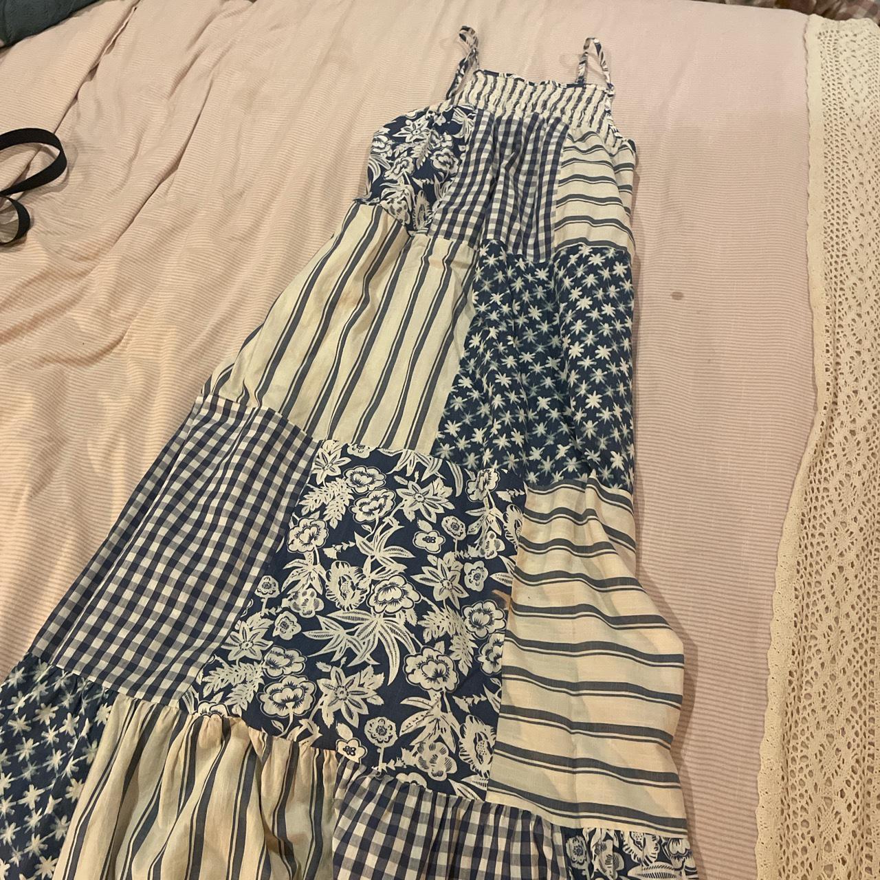 Universal threads maxi patchwork dress! (Worn... - Depop
