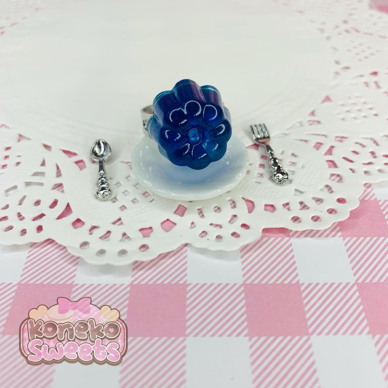 Jello crystal ring in blue .・゜゜・・゜゜・．・゜゜・． ♡... - Depop