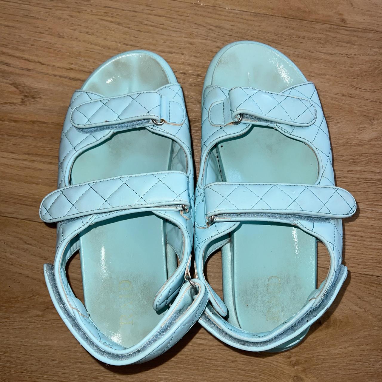 Raid Blue chunky strap ‘dad’ sandal Size 6 - Depop