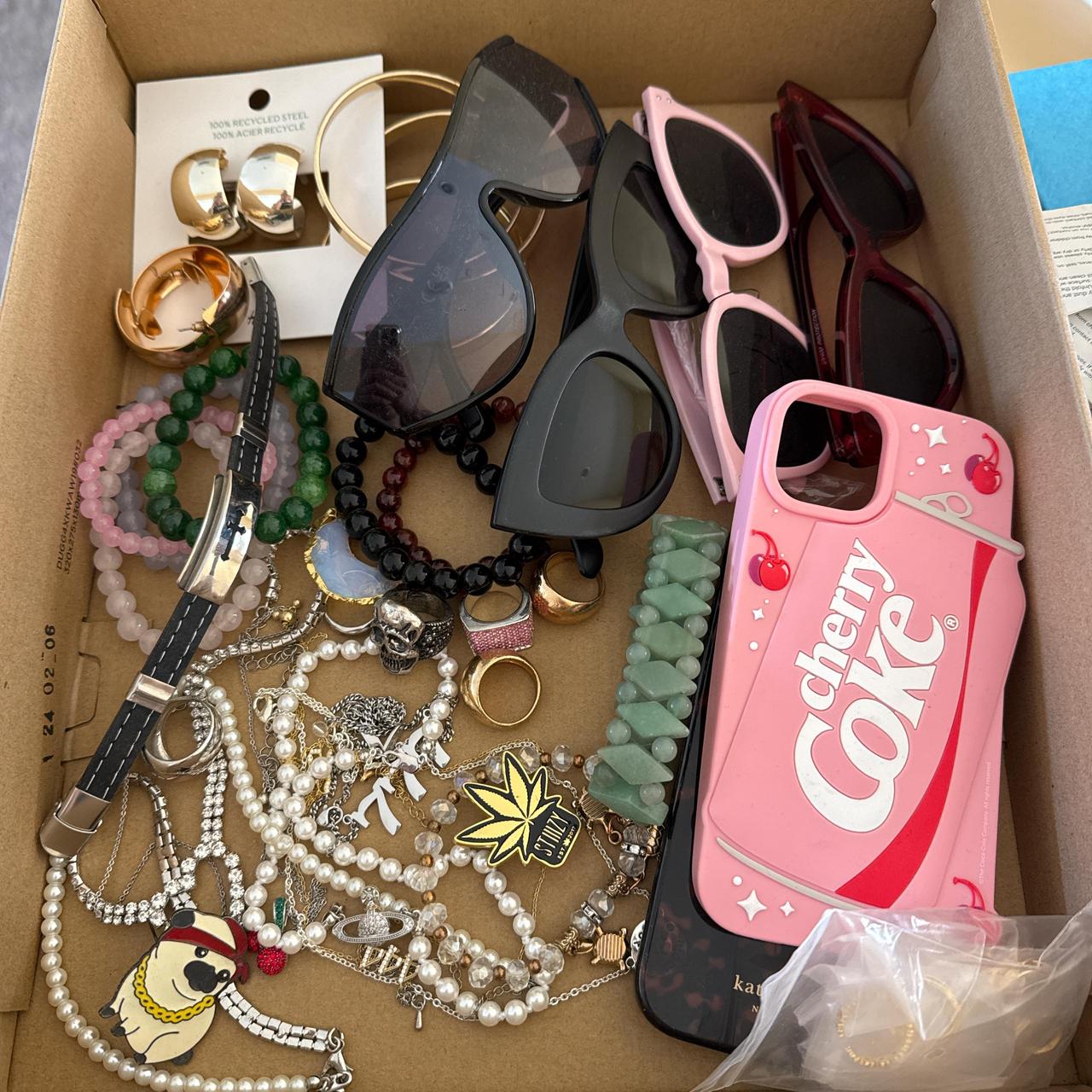 Accessories bundle Sold as is Some have never been... - Depop
